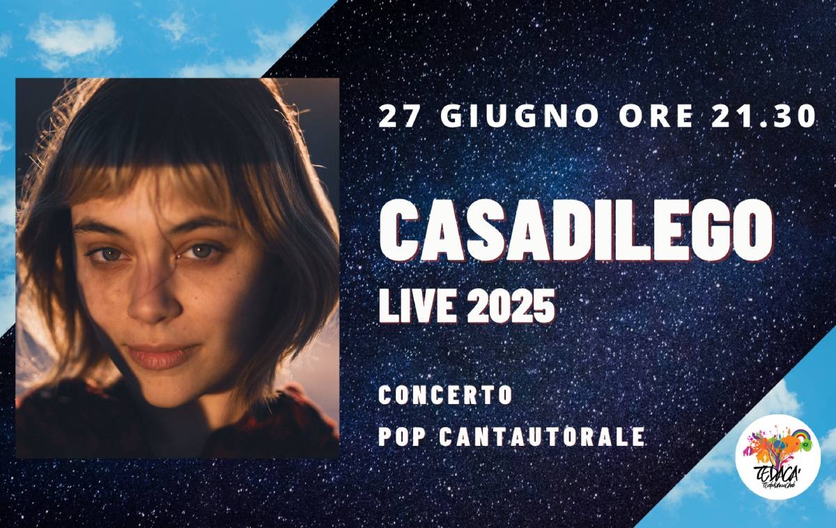 Casadilego all’Evergreen Fest 2025: concerto gratuito a Torino (27 Giugno 2025, Torino)